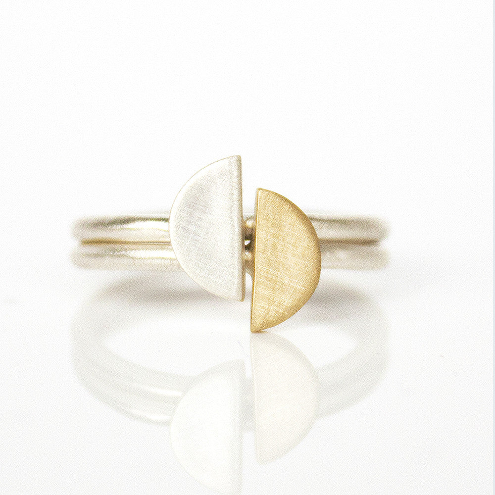 Stacking Crescent Ring Set – Leah Staley