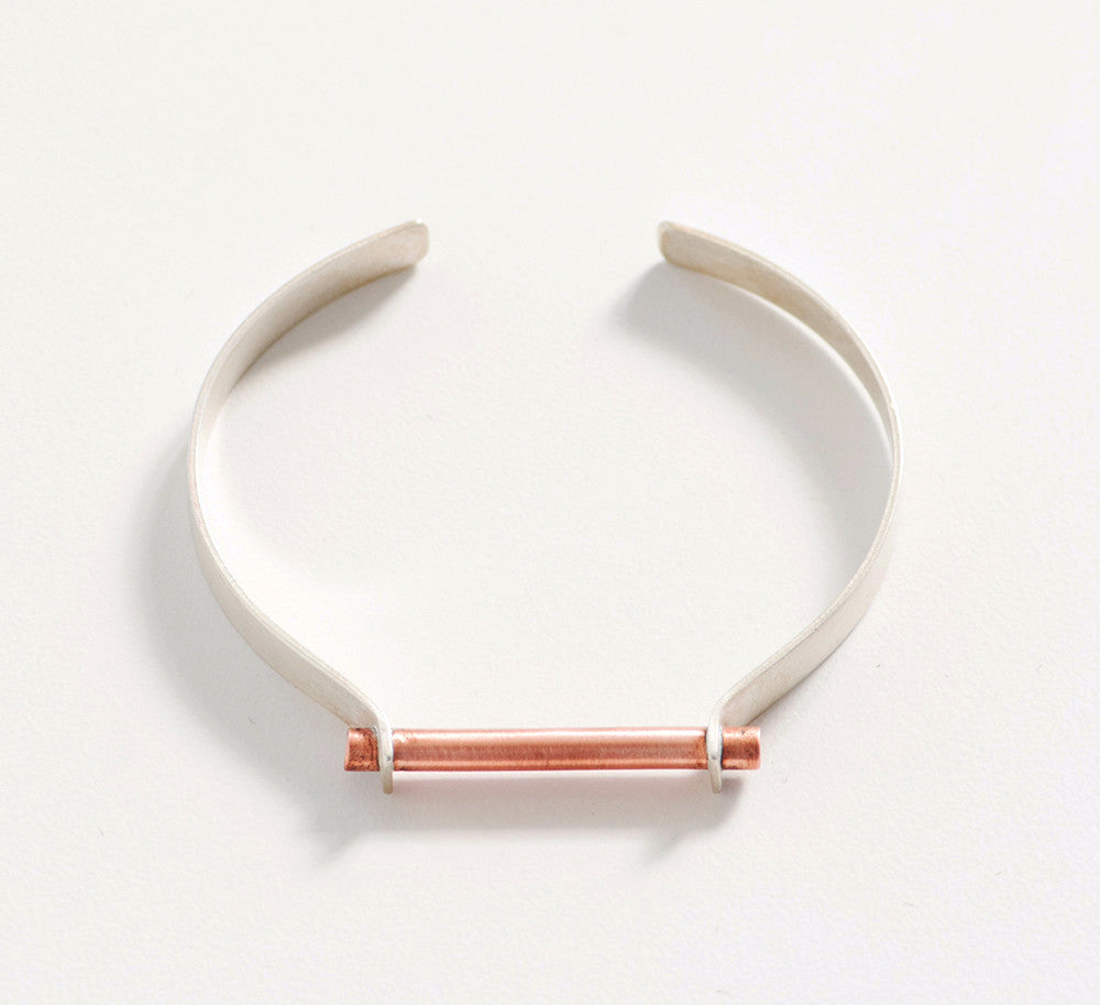 Clamp Cuff Bracelet- Mixed Metal | Leah Staley